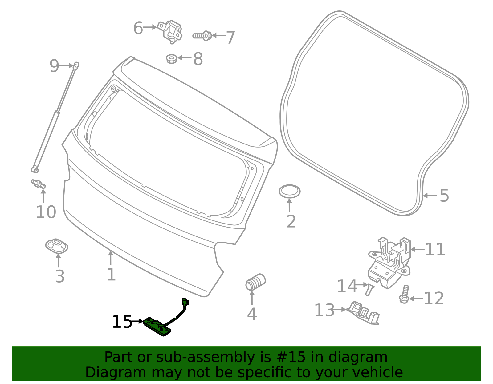 81820-K3000 - High-Quality Liftgate Latch Handle for 2020-2025 Hyundai ...