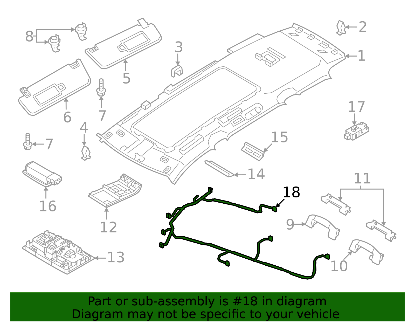 2024-2025 Volkswagen Atlas Cross Sport Wire Harness 3CM-971-100-BH | VW ...