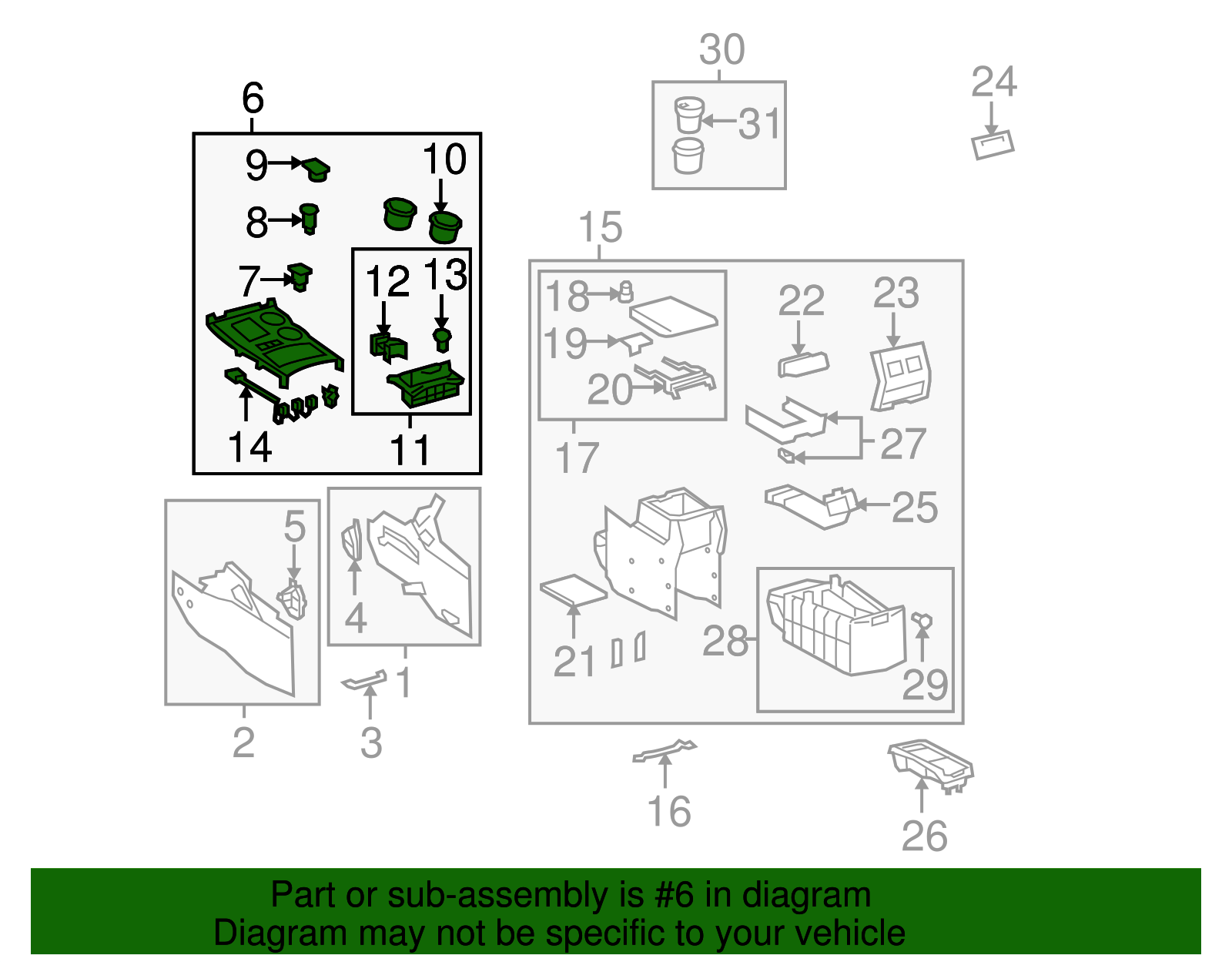 58923-0E080-C0 - Rear Panel - 2010 Toyota Highlander | Nucar Toyota Parts