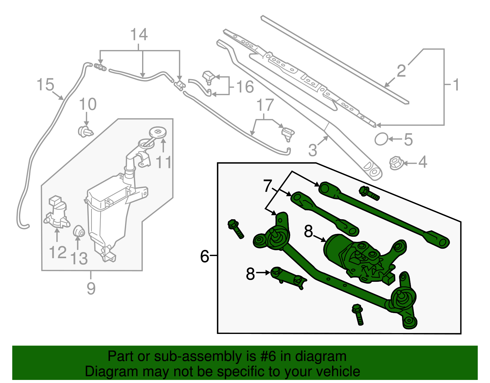 28800-3AN1A - Motor & Linkage - 2012-2019 Nissan Versa | Nissan OEM ...