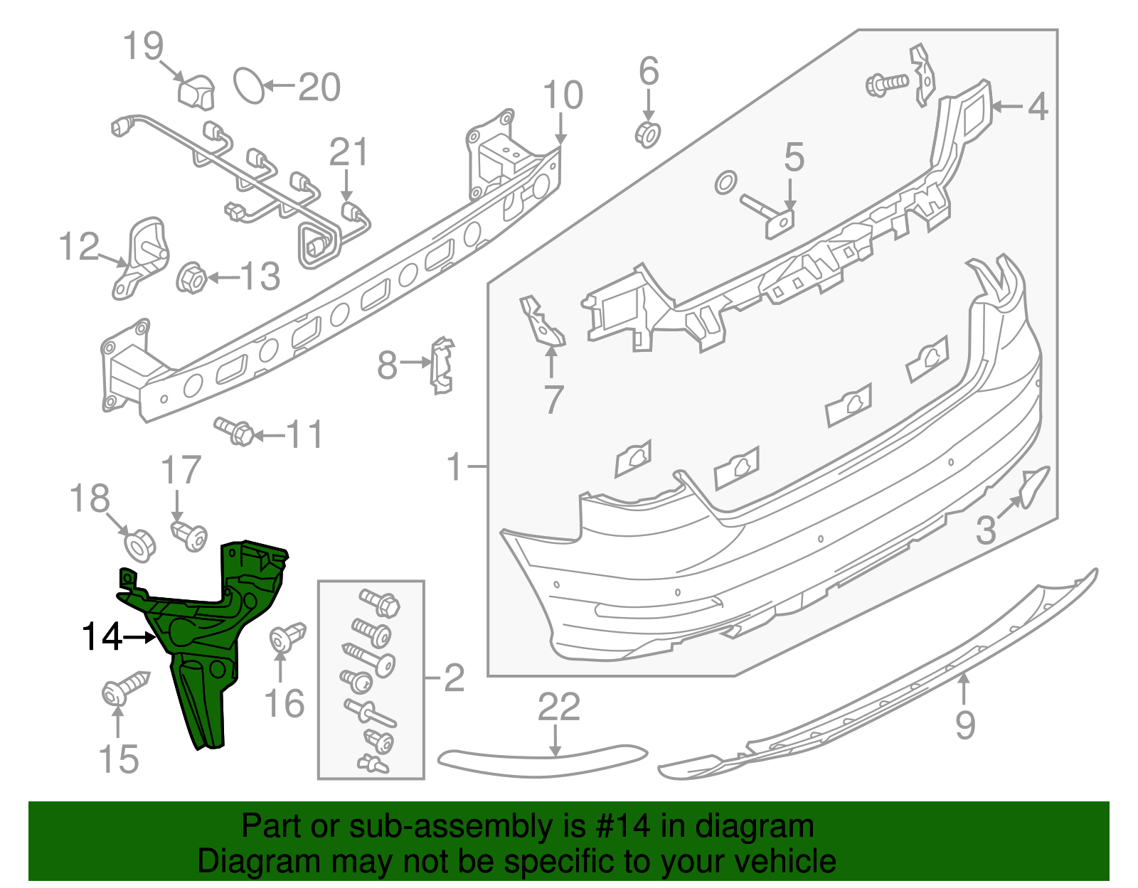 8V4-807-377-D - Side Support 2017-2018 Audi A3 Sportback e-tron | Audi ...