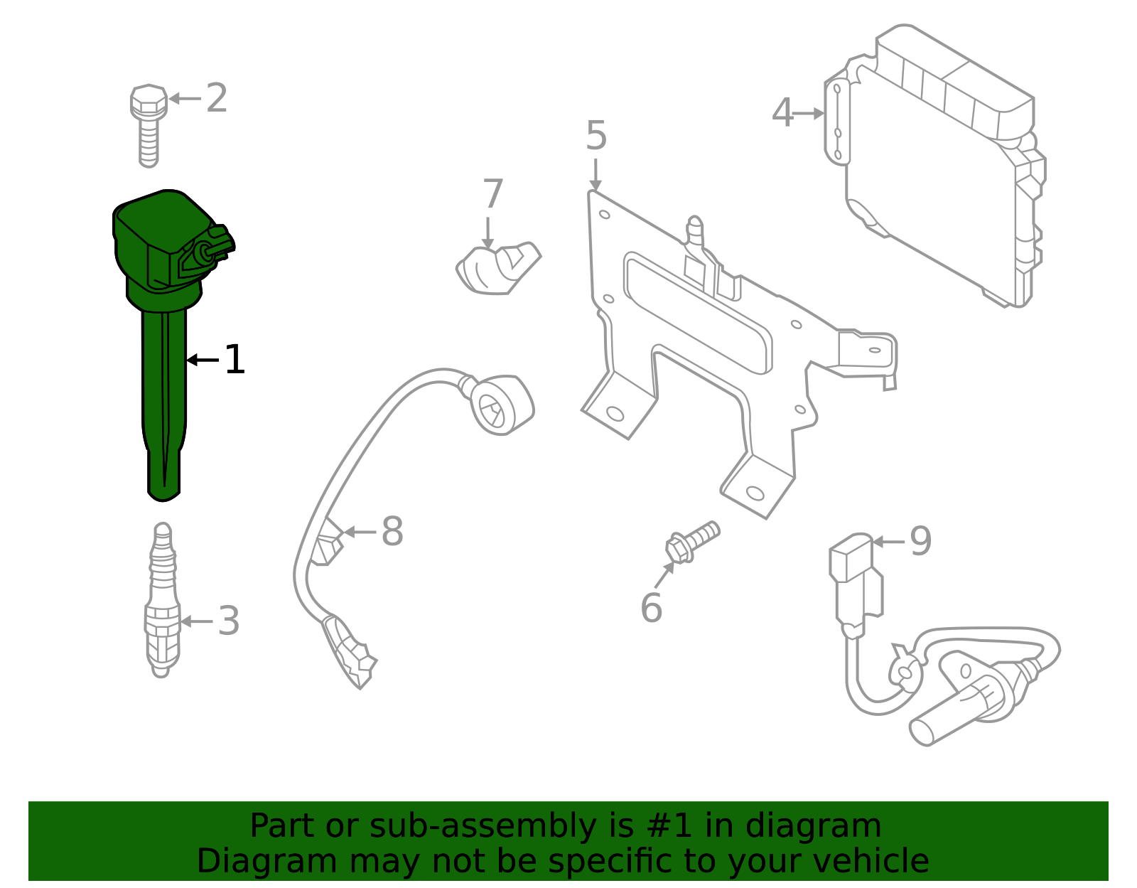 Genuine Ignition Coil for 2020-2022 Hyundai Accent | Part# 27301-2M360 ...