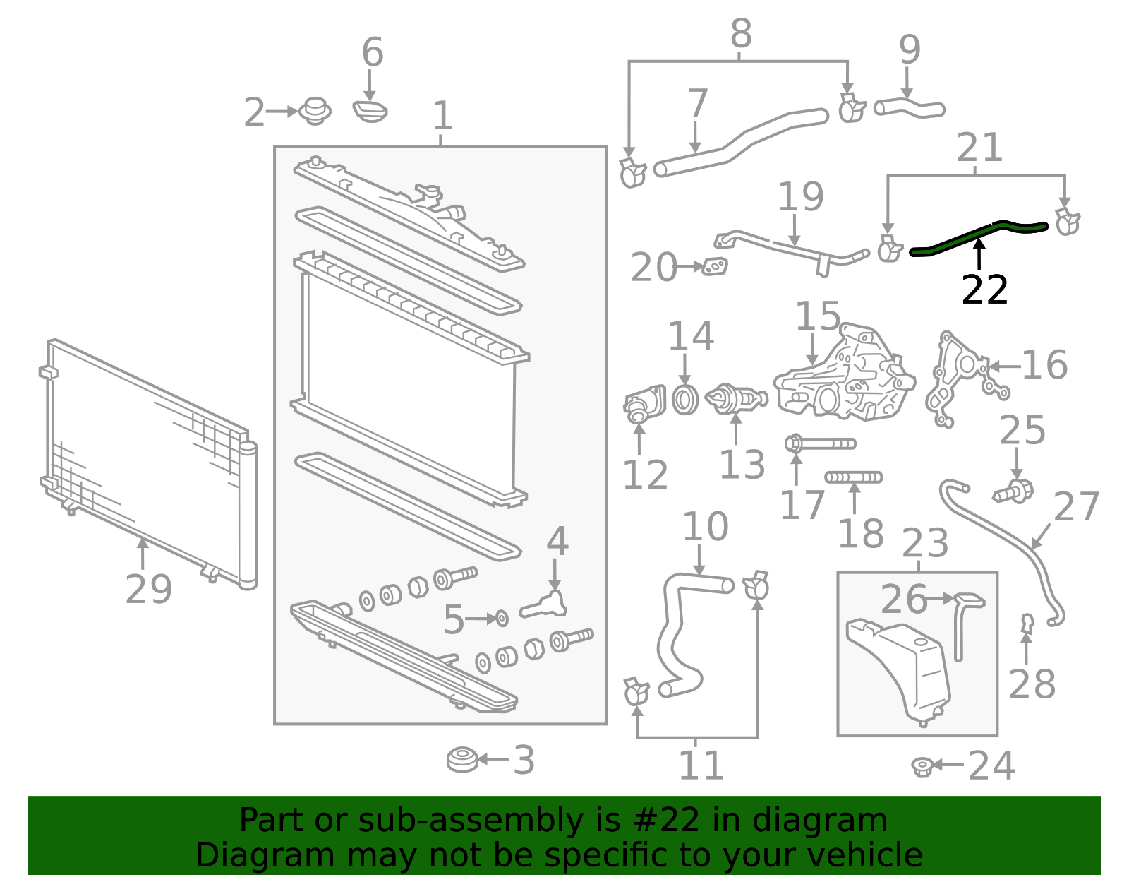 16264-0V020 - Engine Coolant Hose - 2009-2019 Toyota | OEM Genuine ...