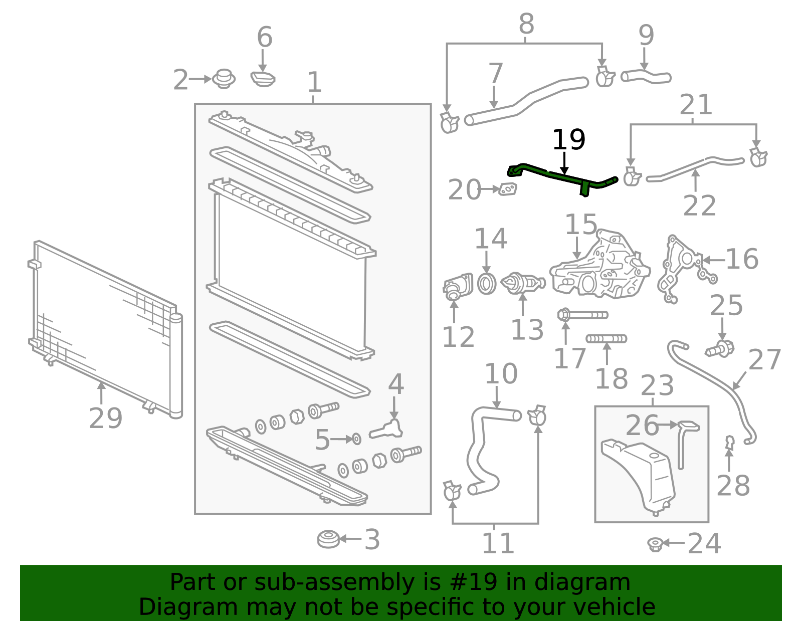2011-2012 Toyota Sienna By-Pass Pipe 16268-0V080 | Toyota Parts Center