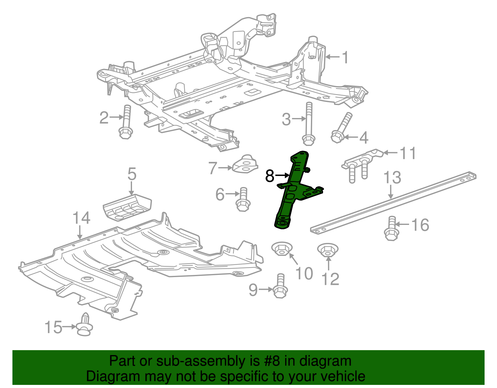 Buy Genuine GM Auto Parts - Brace (Part # 23115751) | GM Parts Store