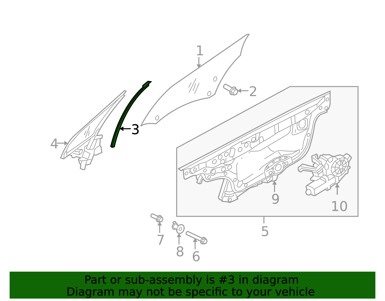 5706A079 - Mitsubishi Run Channel Performance Auto Parts