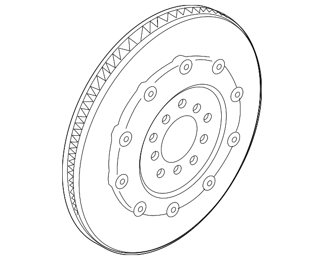 34112284101 - 2012-2019 BMW 6 Series Front Left Driver's Brake Rotor ...