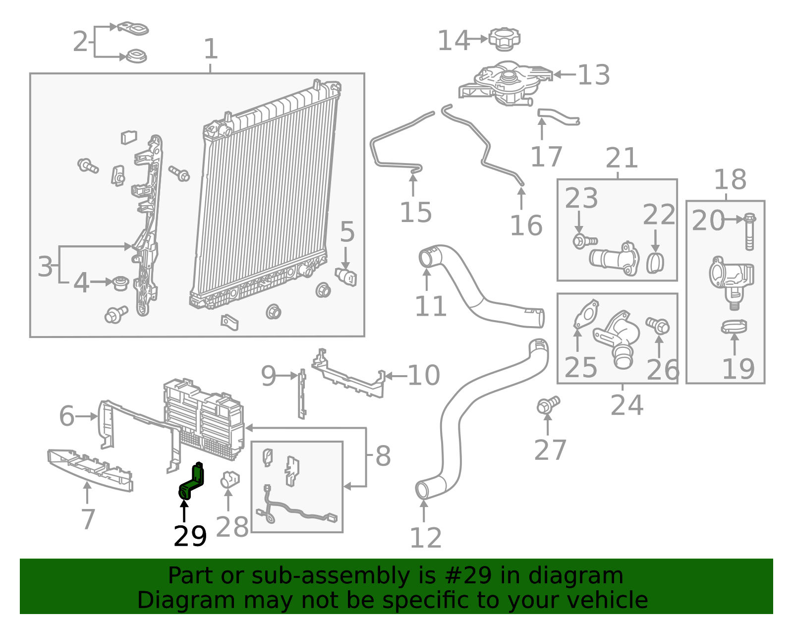 2015-2020 GM Ambient Air Temperature Sensor Bracket 94673086 | OEM ...