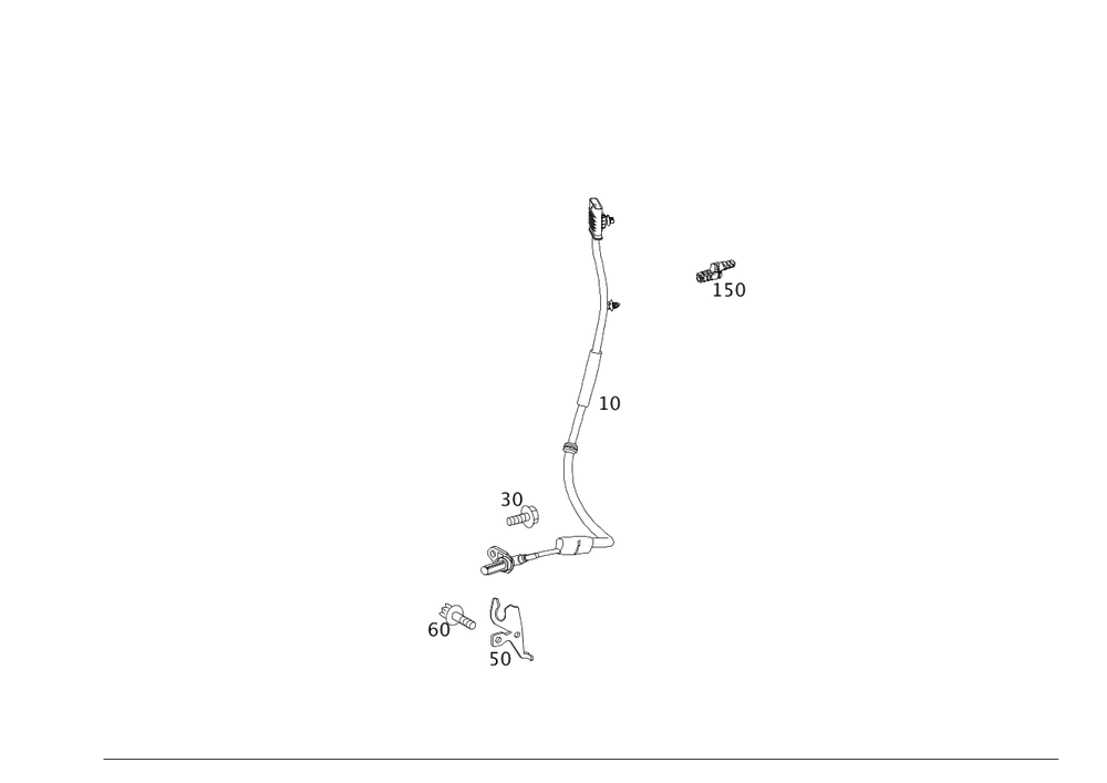 2011-2015 Mercedes-Benz SLS AMG Rotational Speed Sensor 197-540-05-17 ...