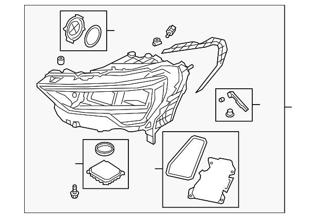 2019-2025 Audi Q3 Headlamp Assembly 83A-941-774-B | Genuine Audi Parts