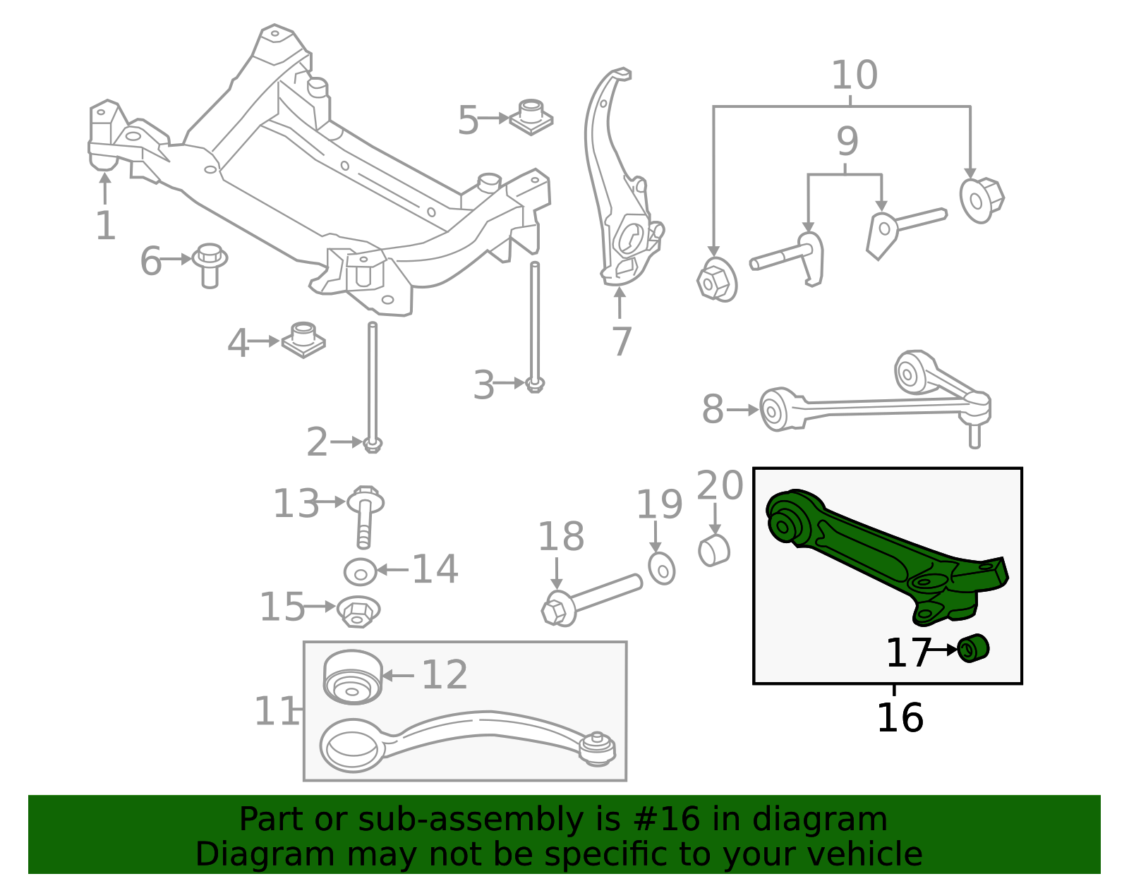 T2R18865 - Rear Lower Control Arm Harper Jaguar