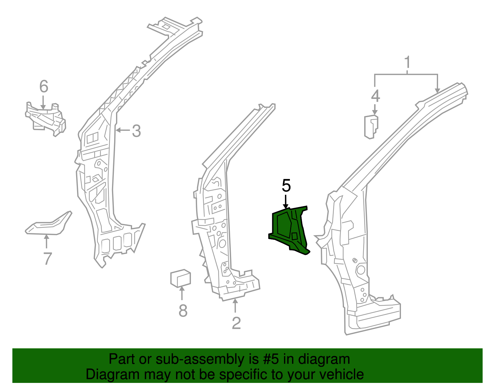 55713-78020 - 2019-2021 Lexus - Cowl Side Panel | My L Parts