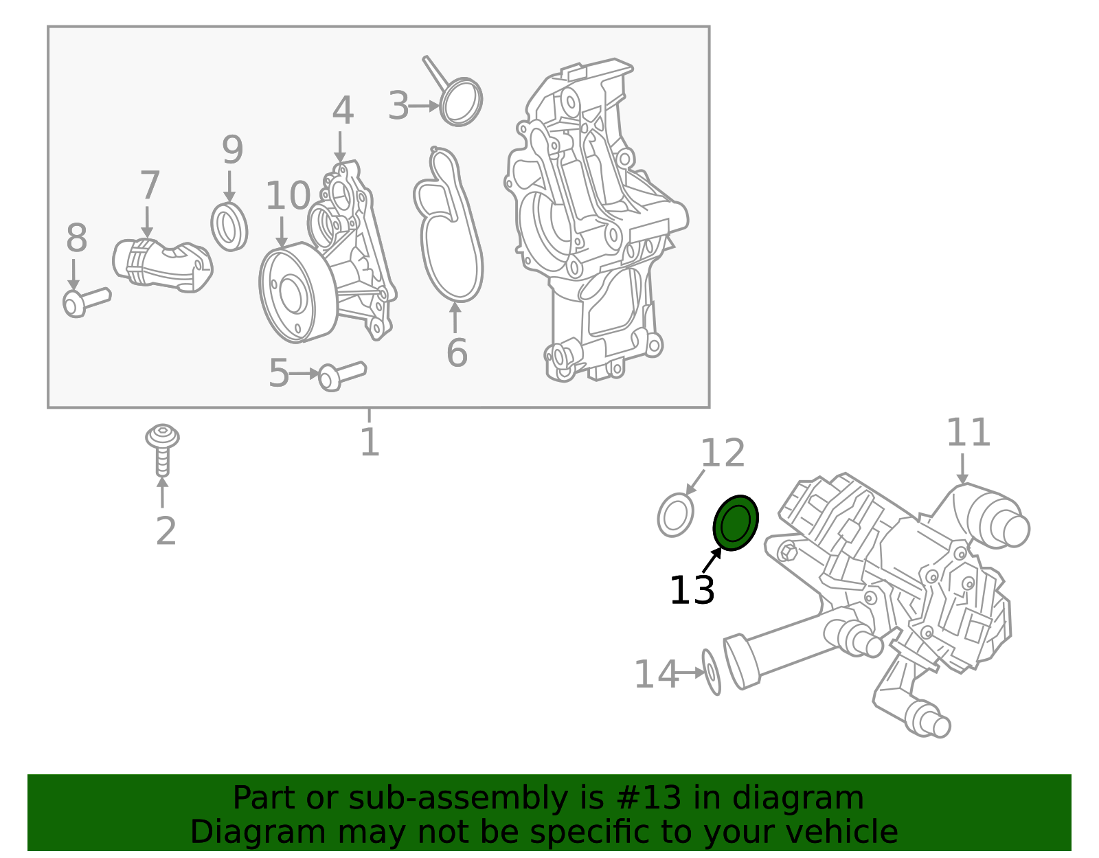 2020-2025 Toyota GR Supra Water Valve O-Ring 90118-WA580 | MotorMotor