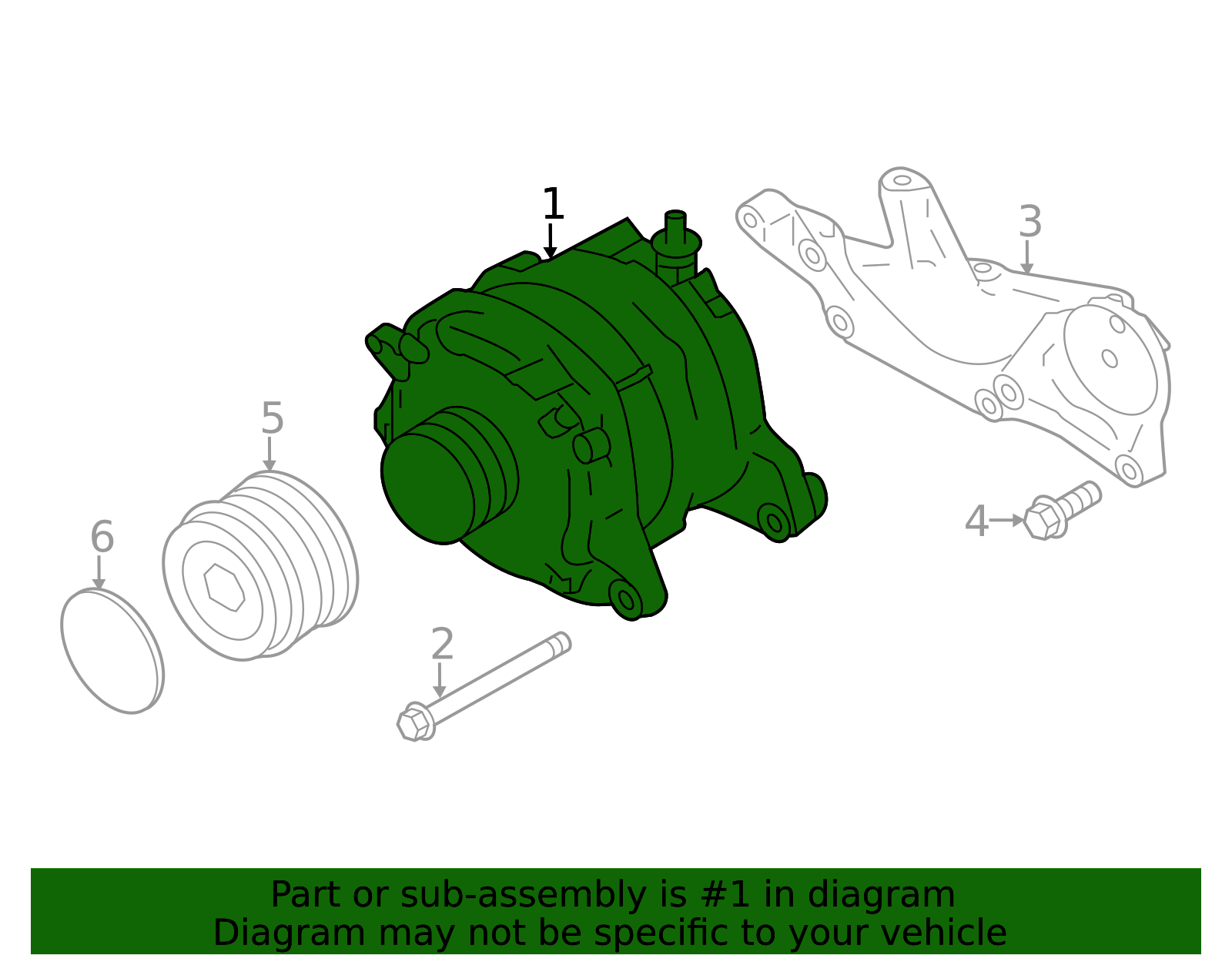 23700AB000 - Alternator | Subaru Parts HQ