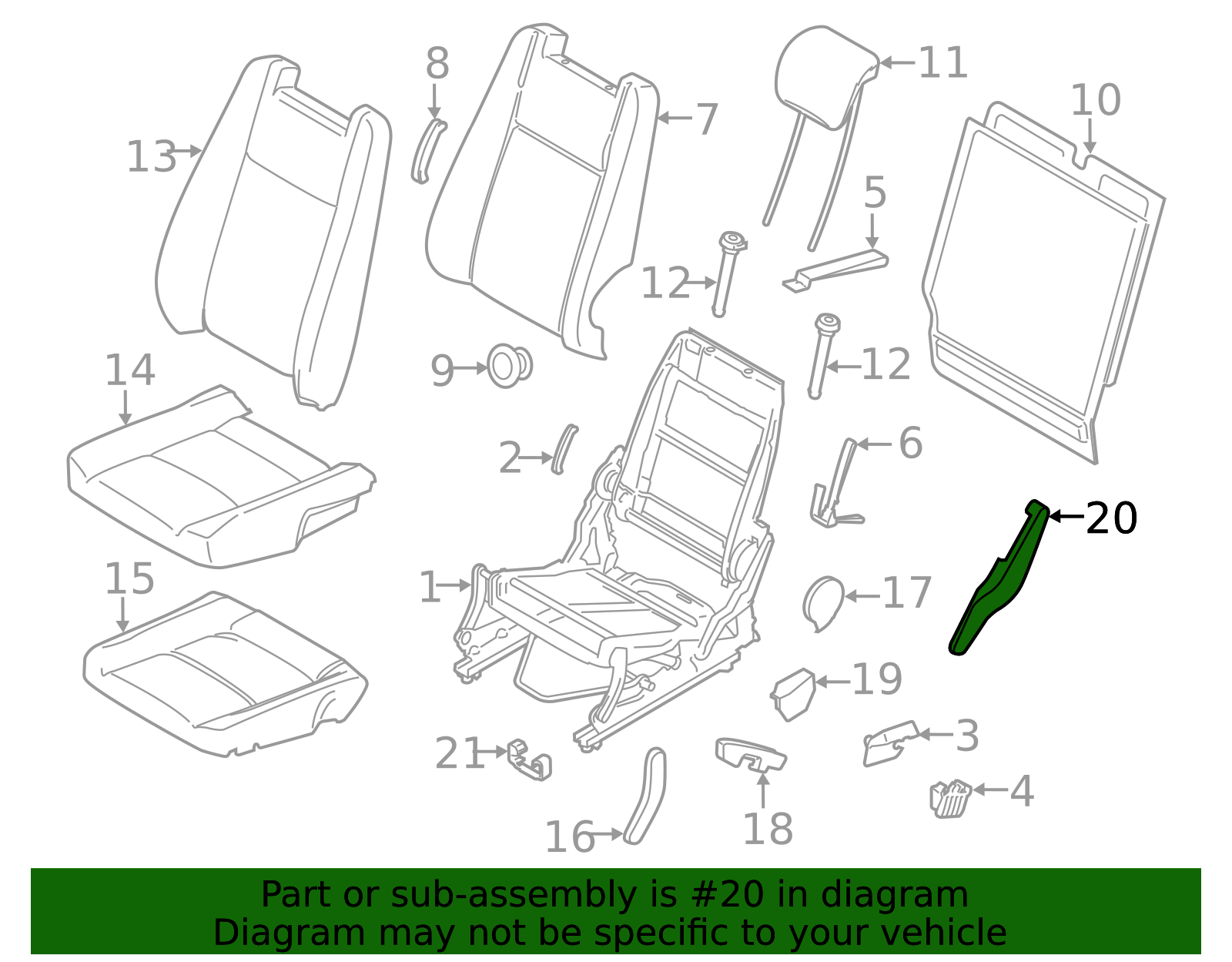 2014-2018 Ford Transit Connect | Outer Cover | 6M2Z-9963388-BA | Walls ...