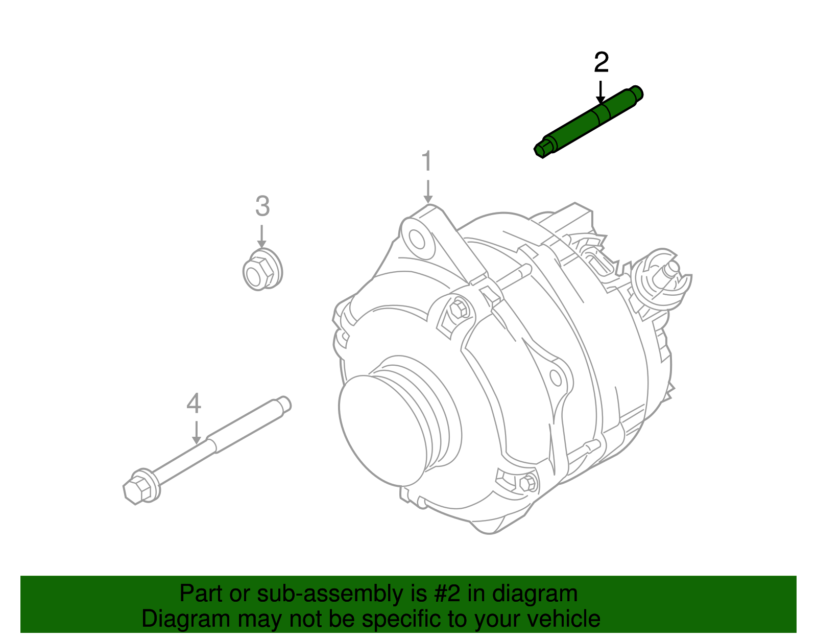 W712609-S437 - Alternator Stud 2007-2025 Ford | Ford Parts Direct