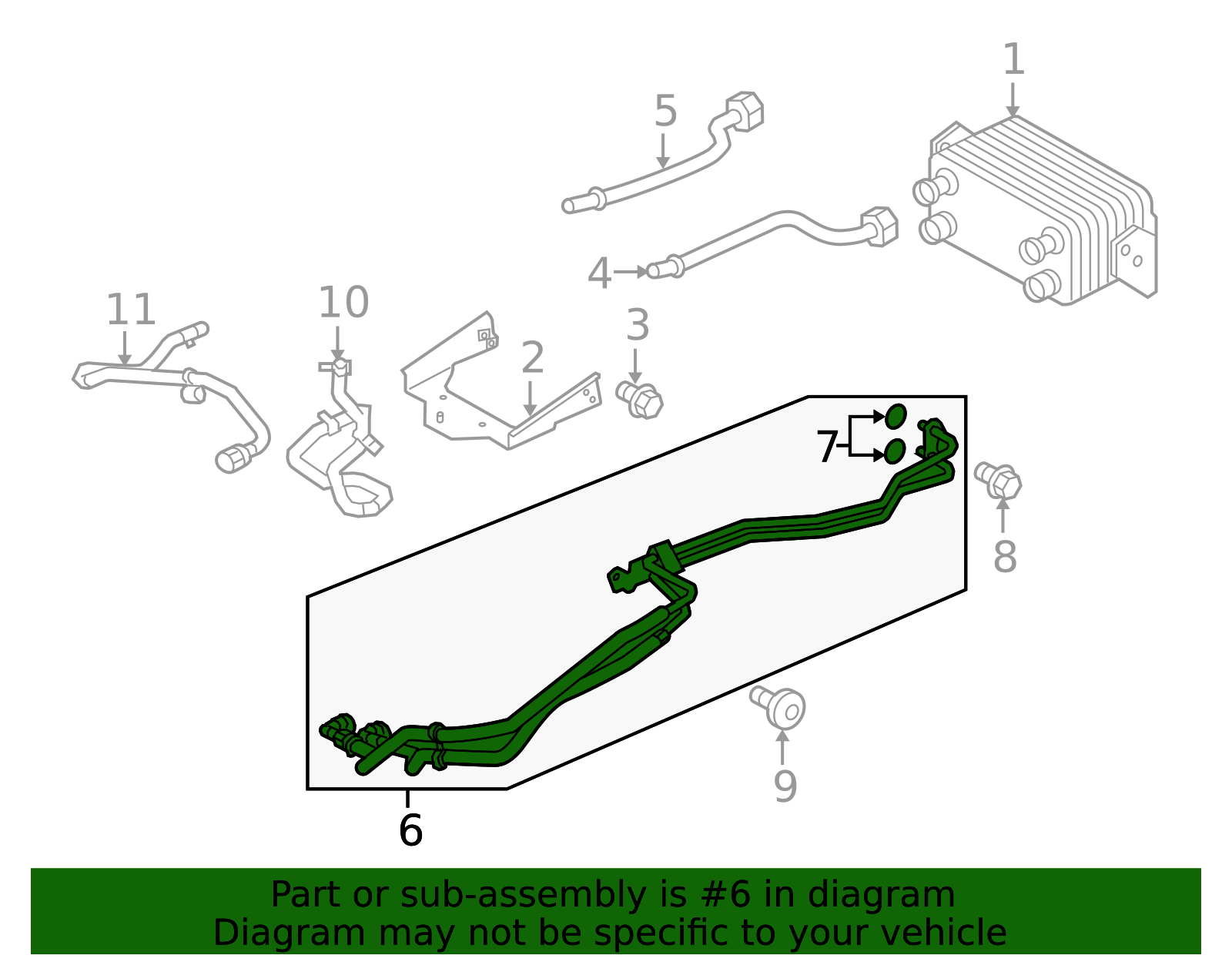 LR050757 - High-Quality Automatic Transmission Oil Cooler Hose Assembly ...