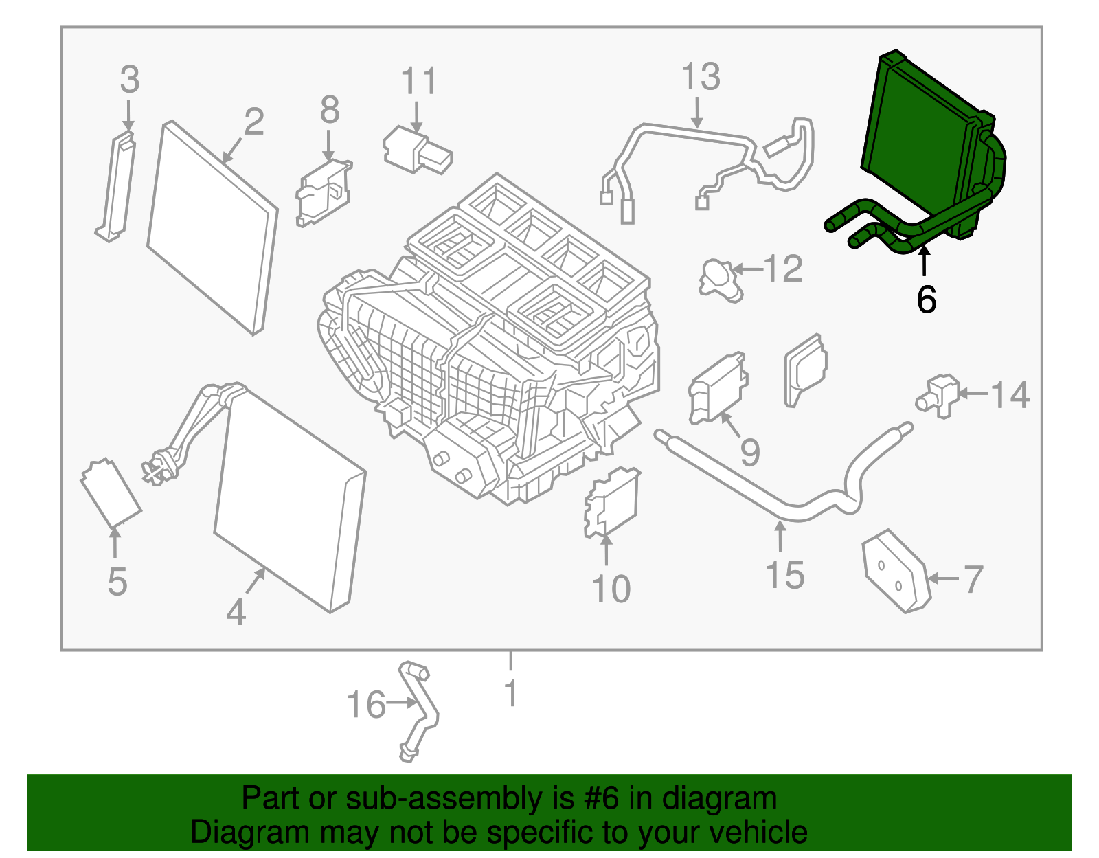 2019-2023 Nissan Maxima Heater Core 27140-3TA1B | Bill Kay Nissan Parts