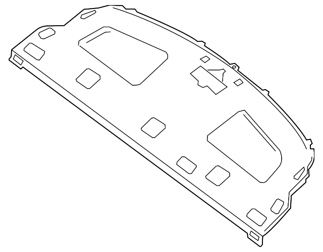 2013-2019 Nissan Sentra Pkg Tray Trim 79910-9AN7D | My Nissan Part
