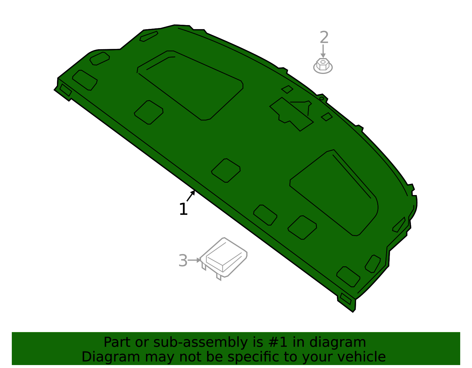 Nissan Package Tray Trim 799109AN7D Interior Finish | AutoNation Parts