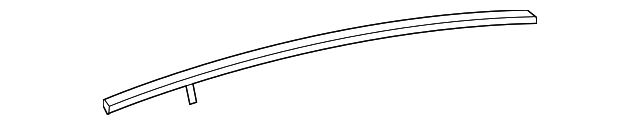 72965-TGG-A11 - Molding Assembly L Rear Door Sash - 2017-2020 Honda ...