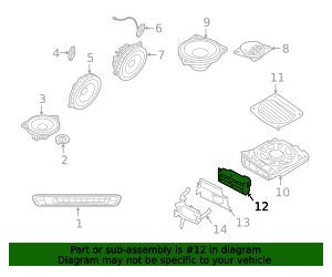 2019-2025 BMW Amplifier 65125A5CA89 | OEM Parts Online