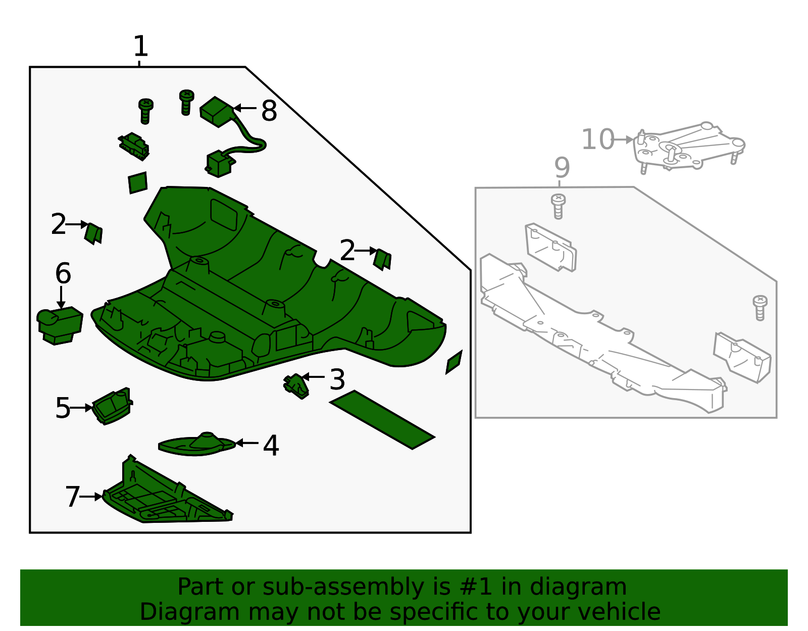 2020-2022 Subaru Overhead Console 87505AN02AME | Subaru Parts Guys