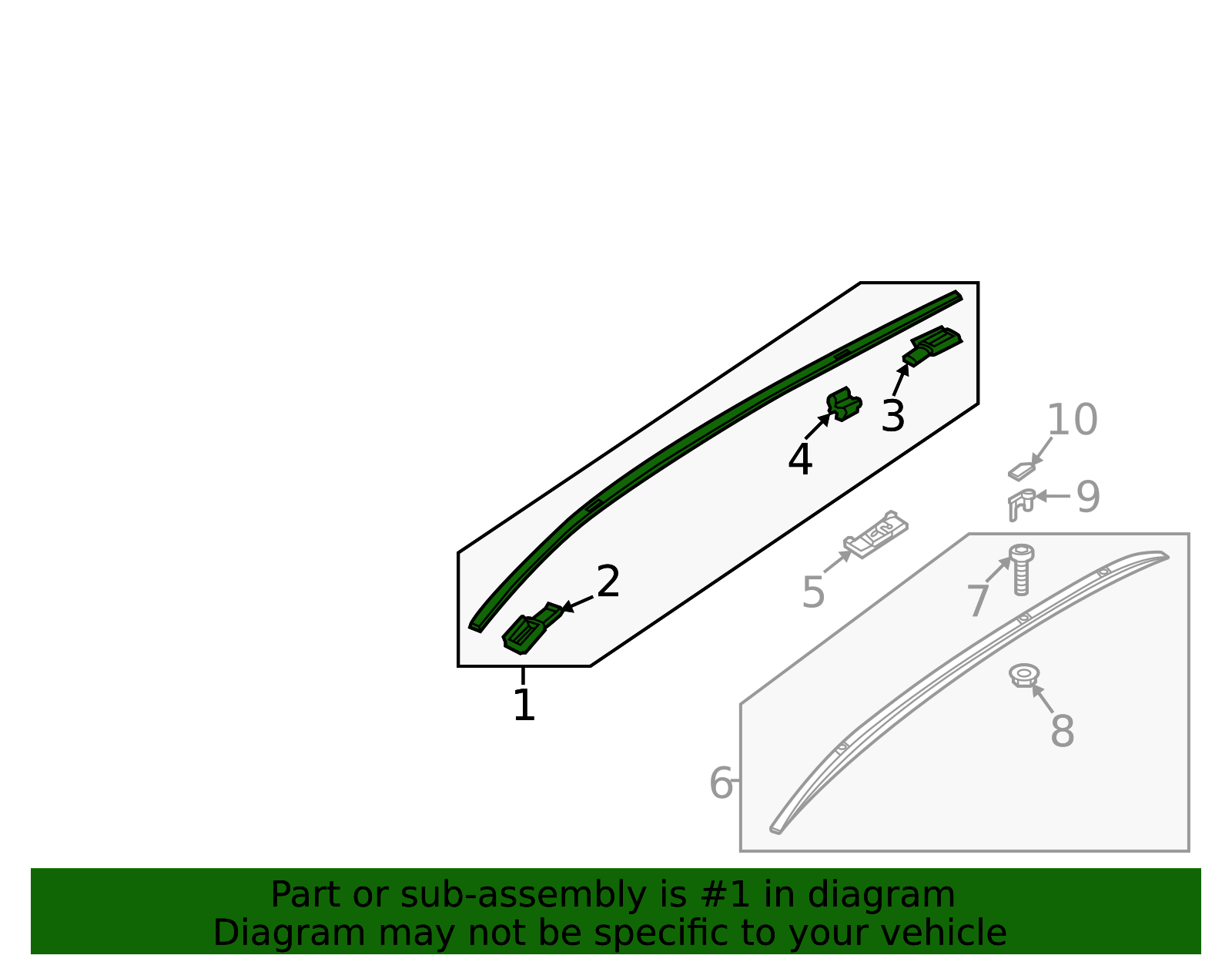 DGH9-50-9H0 - Roof Molding 2020-2025 Mazda CX-30 | Mazda Parts.US