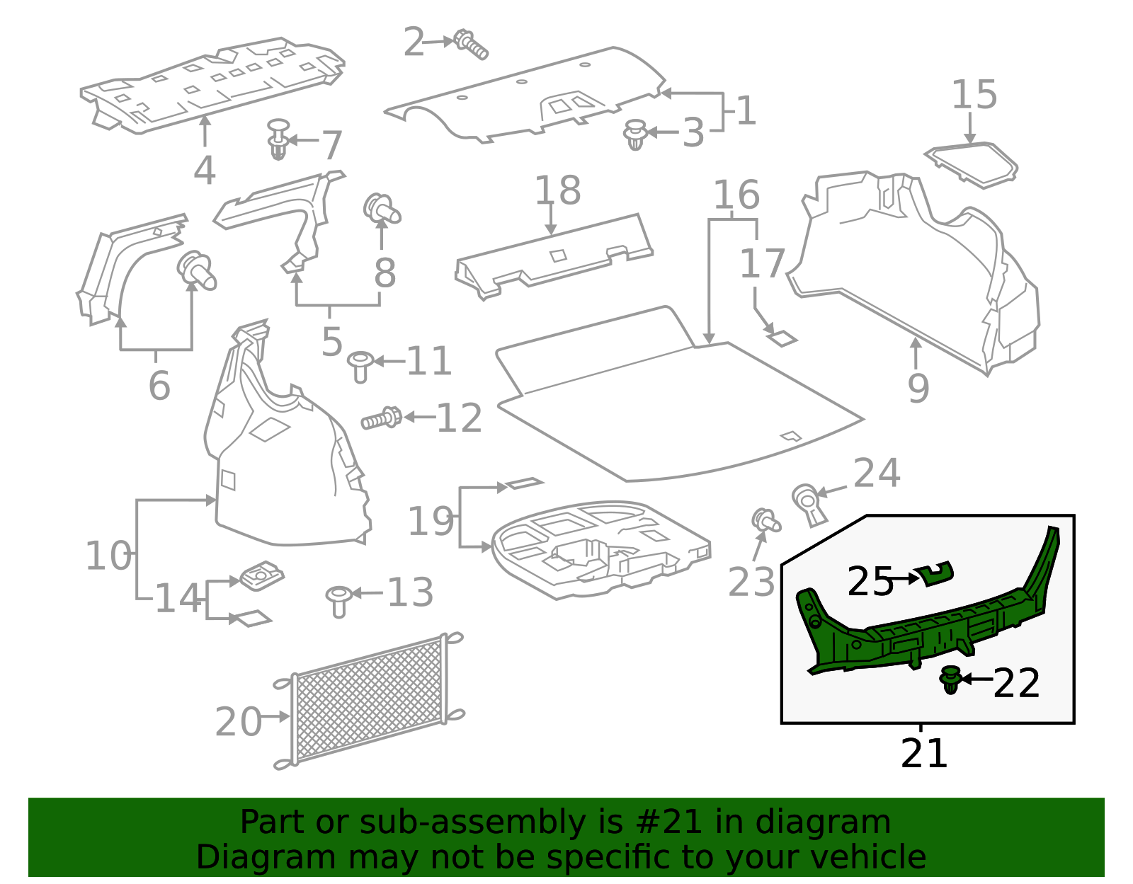 58387-07020-C0 - Rear Panel Trim 2019-2022 Toyota Avalon | Longo Toyota ...