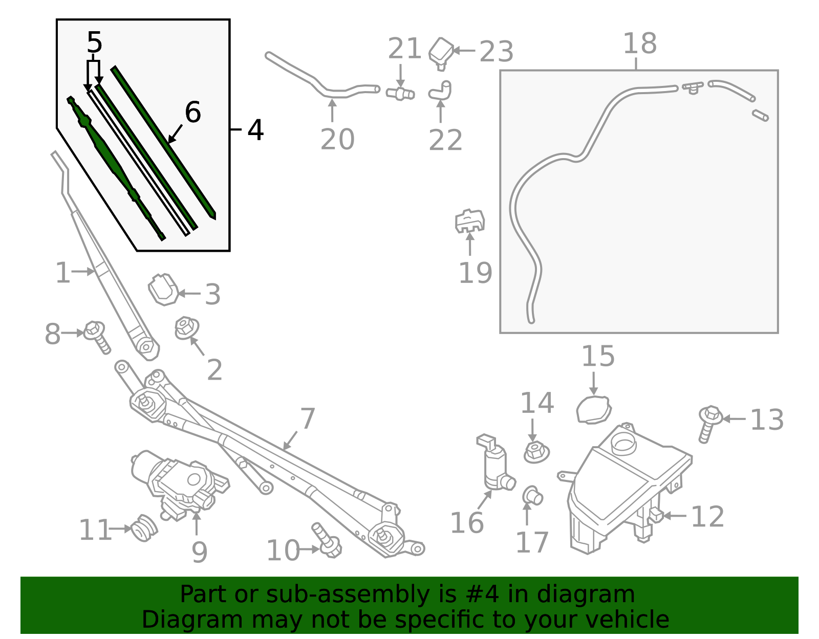 NA1J-67-330 - Wiper Blade 2016-2025 Mazda MX-5 Miata | Mazda Parts.US