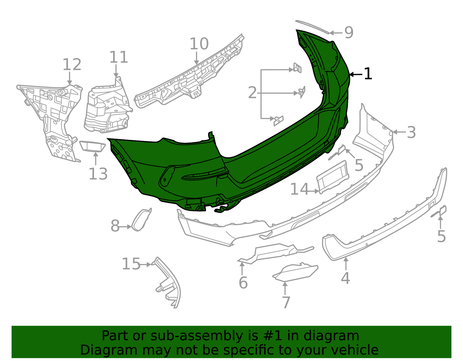 Genuine BMW 51-12-8-737-299 | Bumper Cover | FREE Shipping on Most ...