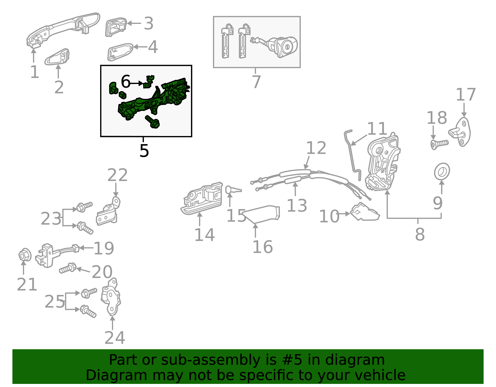 69201-0R040 - 2019-2024 Toyota - Handle Base | Nucar Toyota Parts