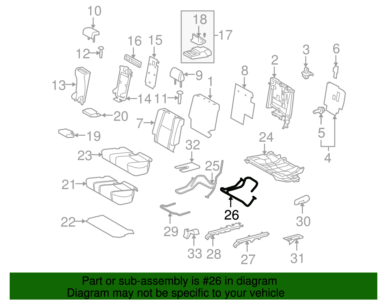 2010-2024 Toyota 4Runner Control Cable 72704-60050 | Toyota Parts Center