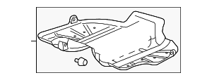 2010-2019 GM Fuel Tank Shield 13273477 | Courtesy Parts