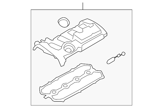 2007-2008 Volkswagen Valve Cover 022-103-429-AA | vwpartscenter