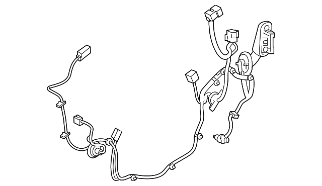 84988172 - 2021-2022 Cadillac XT5 - Front Passenger Side Door Wiring ...