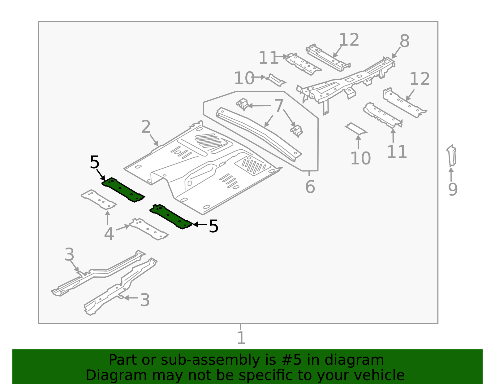 OEM Ford Center Reinforced For 2020-2025 Ford - Part No. L1MZ-7850217-B ...