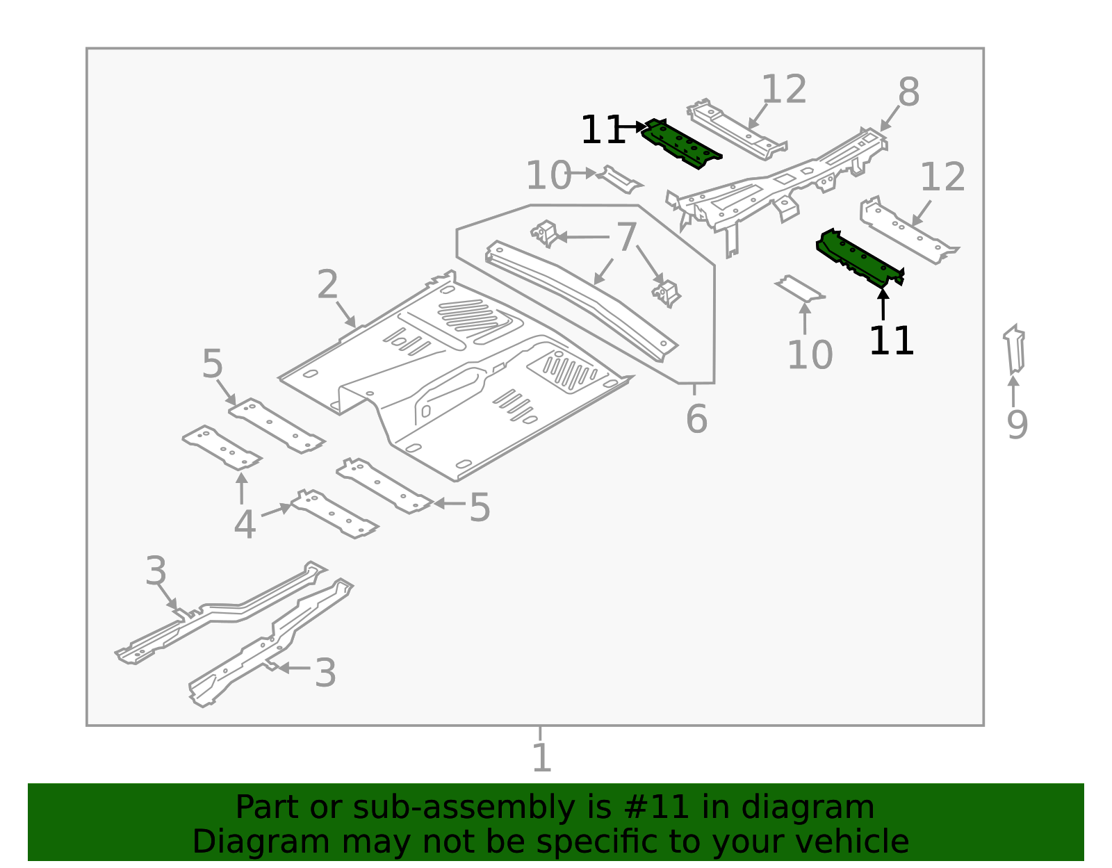 2020-2025 Ford Upper Cross-Member L1MZ-7810672-D | Varsity Ford