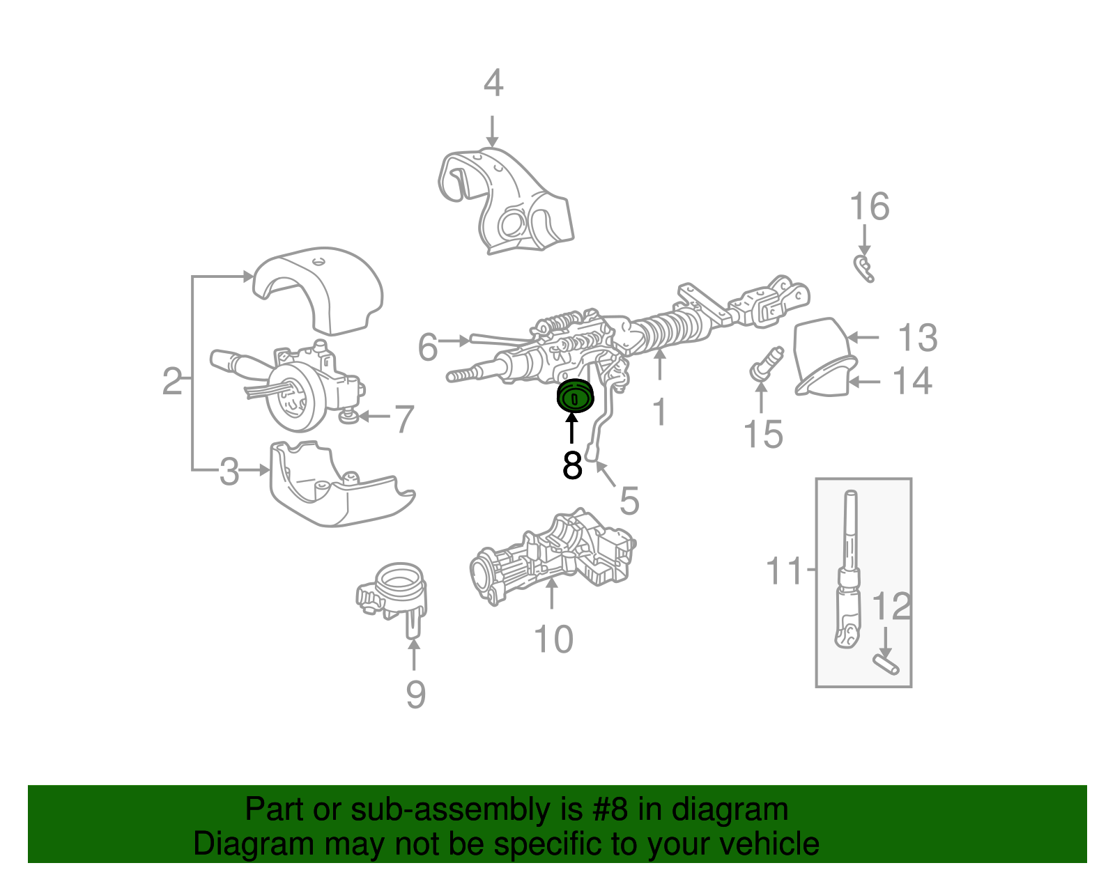 1998-2010 Mopar Ignition Lock Cylinder 05083915AB | Mopar Parts Canada