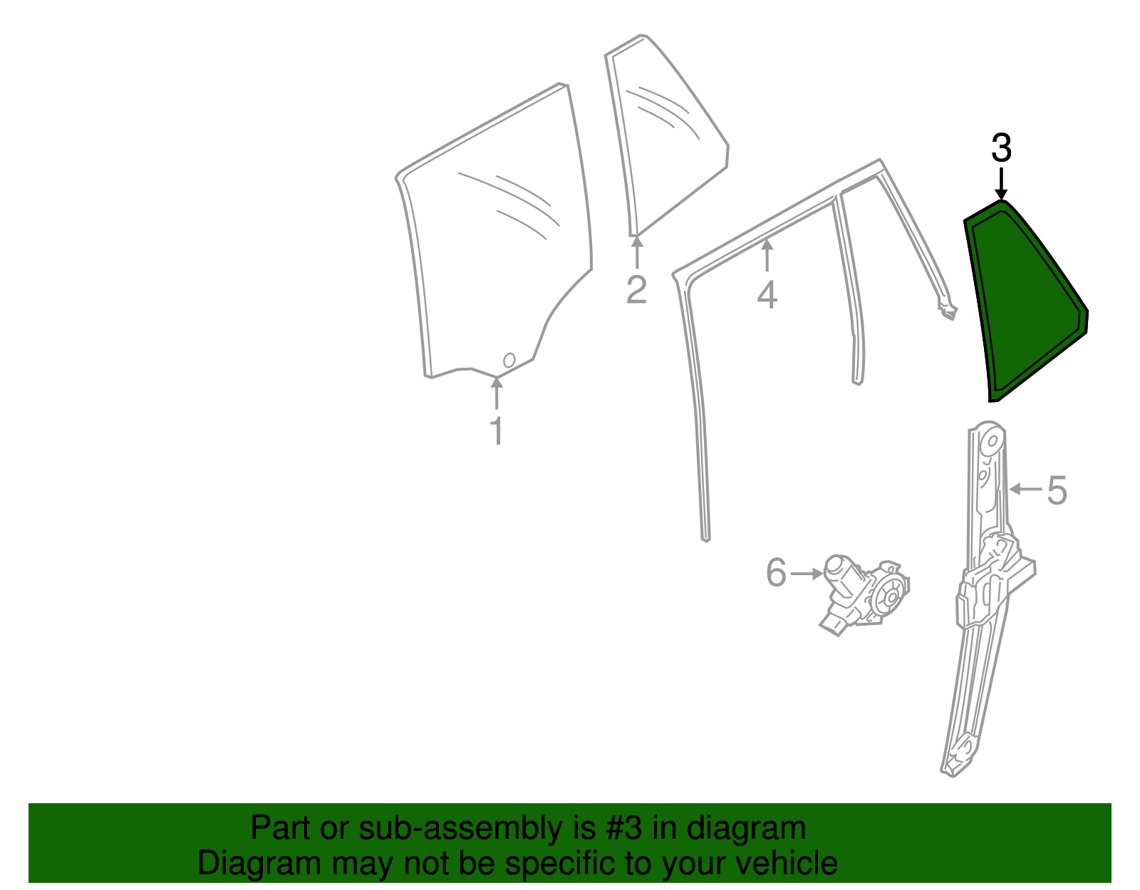 51-35-2-990-394 - Window Frame 2013-2015 BMW X1 | BMW Part Search