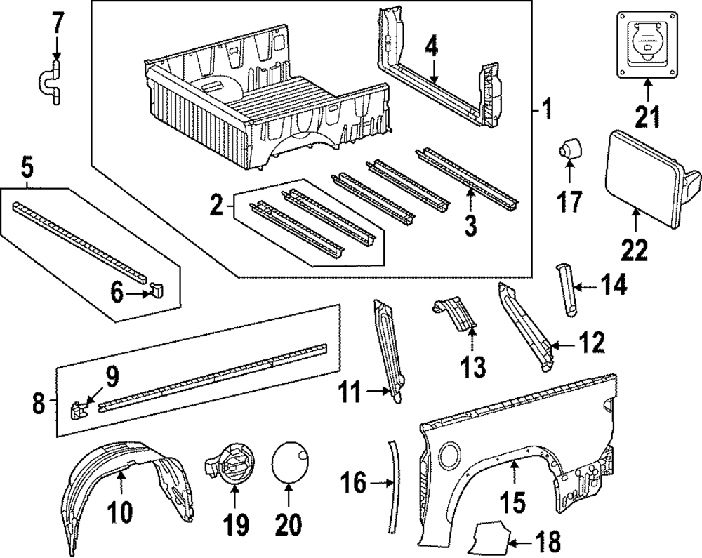 2022-2024 Toyota Tundra Stone Guard 66243-0C030 | Toyota Parts Center