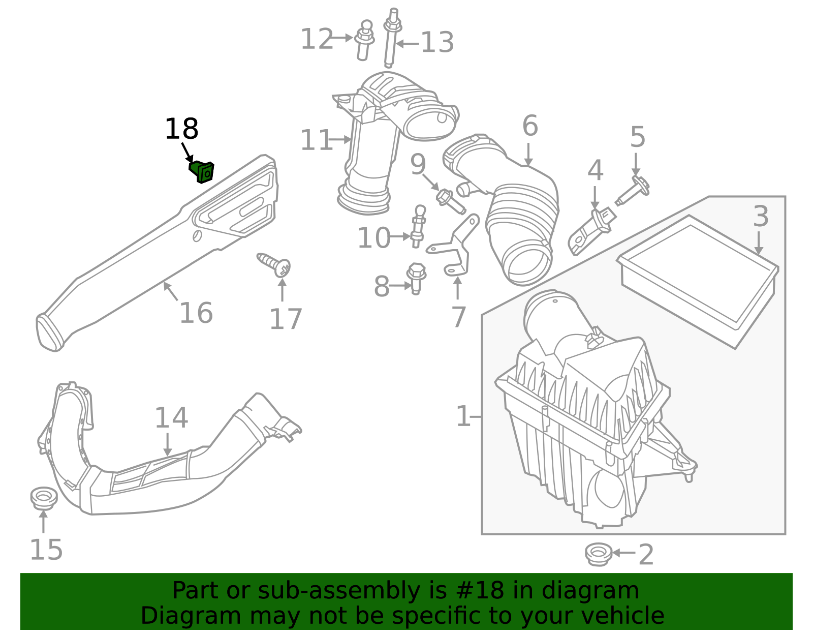 2013-2015 Land Rover LR2 Intake Duct Nut LR005557 | Sacramento Land ...