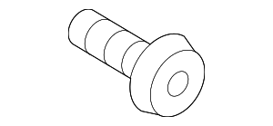 2007-2025 Audi Buckle End Bolt N-989-236-02 | Genuine Audi Parts