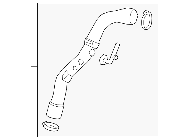 2017-2020 Ford | Inter-Cooler Pipe | HP5Z-6F073-A | Walls' Ford Parts