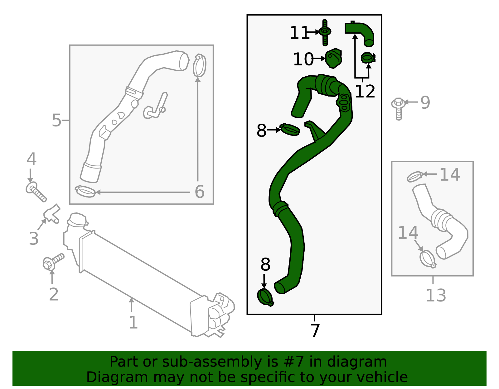 2017-2020 Ford | Duct Assembly | GD9Z-6C646-A | Walls' Ford Parts