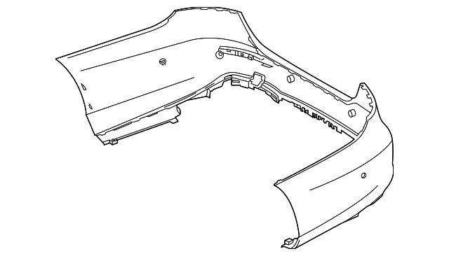 213-885-44-05-9999 - Exchange Trim, Bumper Mercedes-Benz USA Parts