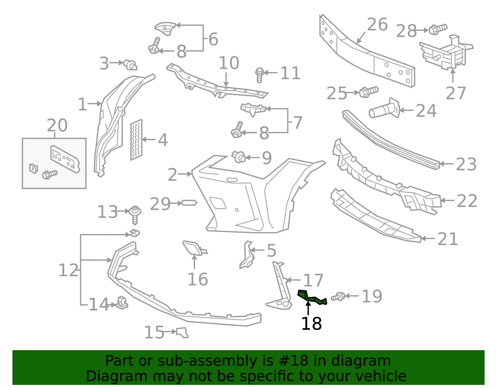 52125-76060 - 2019-2024 Lexus - Bezel Mount Bracket | My L Parts