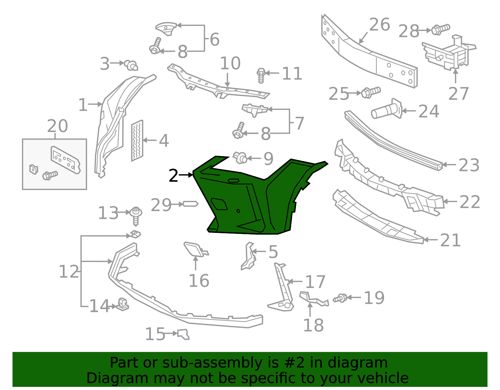 52113-76920 - Bumper Side | My L Parts