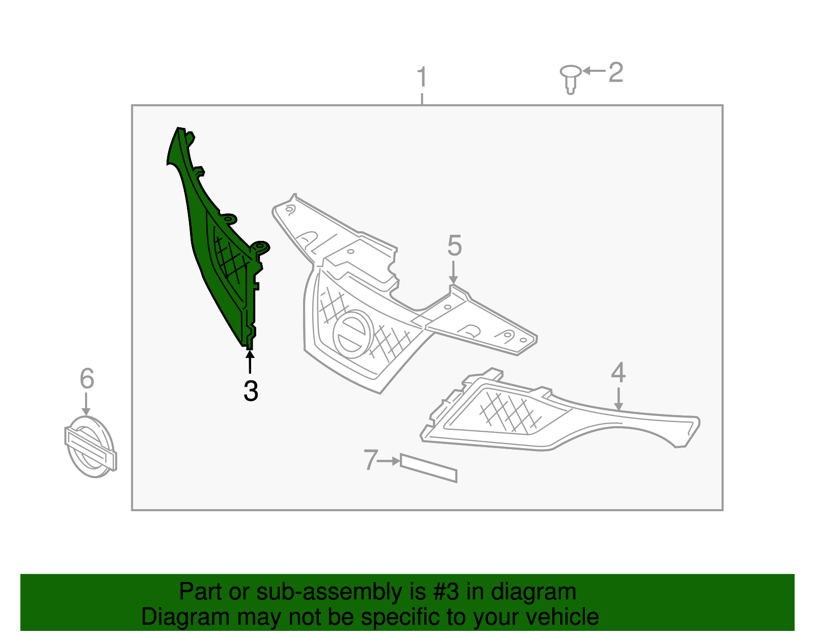 2013-2014 Nissan Juke Grille 62074-3YW0A | Nissan Parts Central
