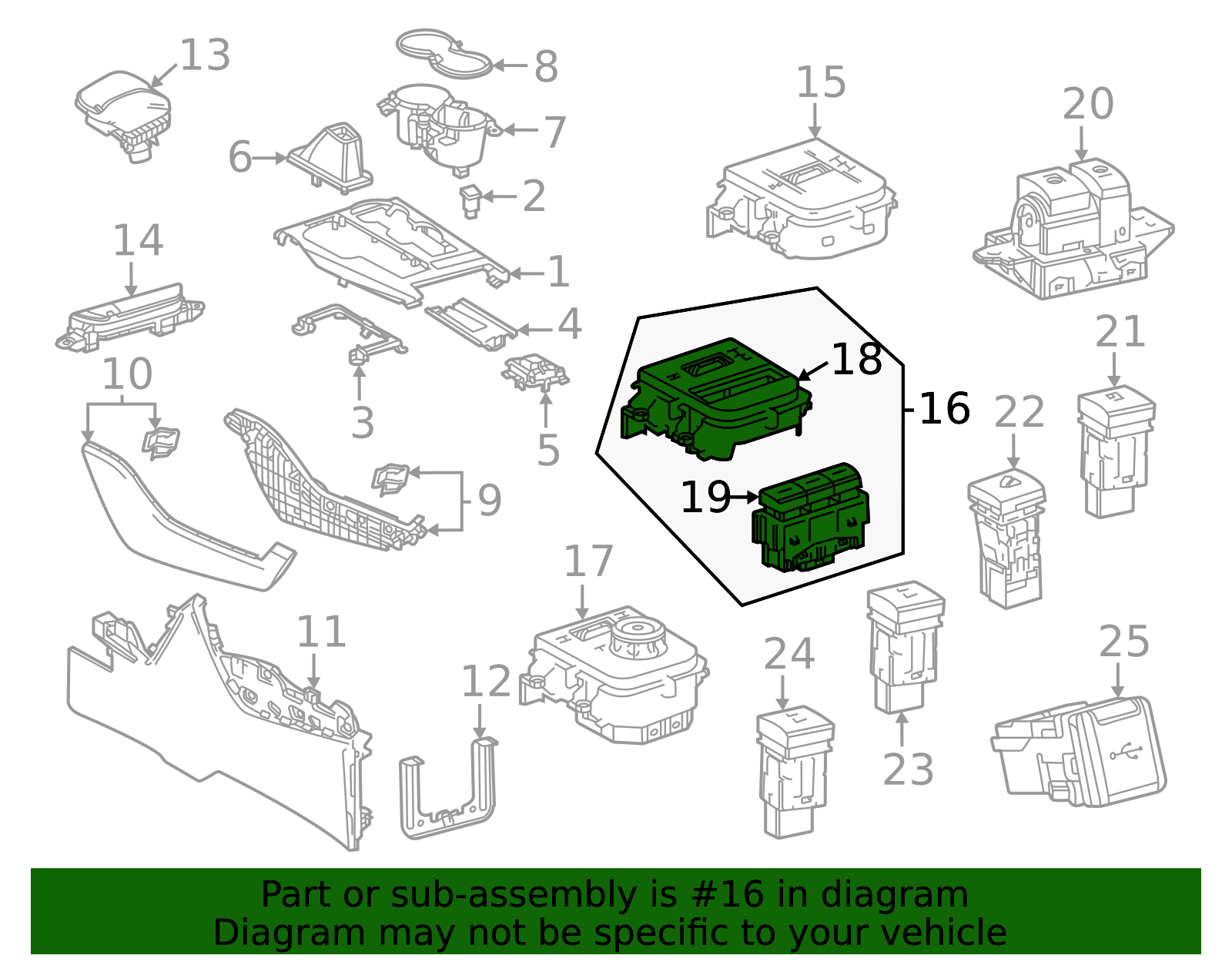 Active Suspension Mode Switch 84721-0E260 | Toyota Parts Center